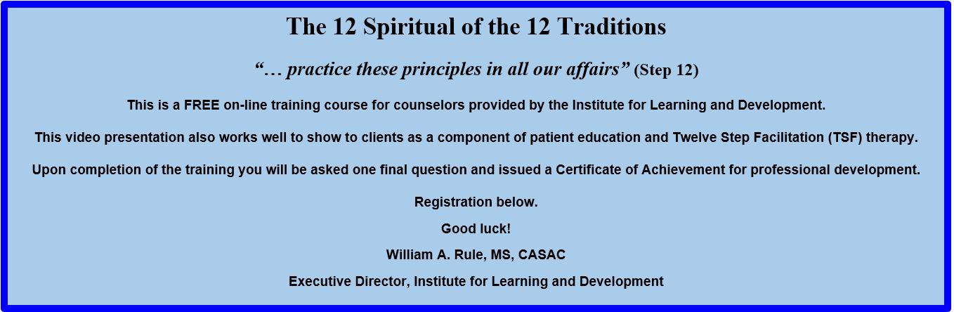 The 12 Spiritual Principles of the 12 Traditions – Free Educational ...