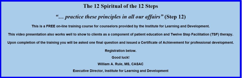 The 12 Spiritual Principles of the 12 Steps – Free Educational Course ...