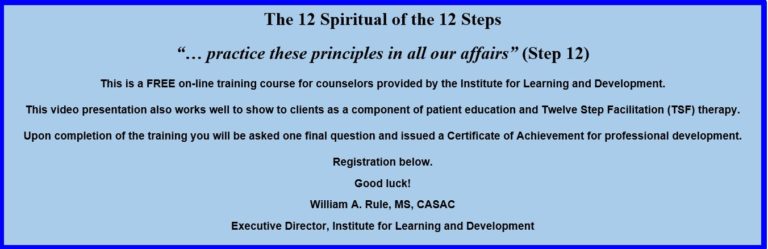 The 12 Spiritual Principles of the 12 Steps – Free Educational Course ...